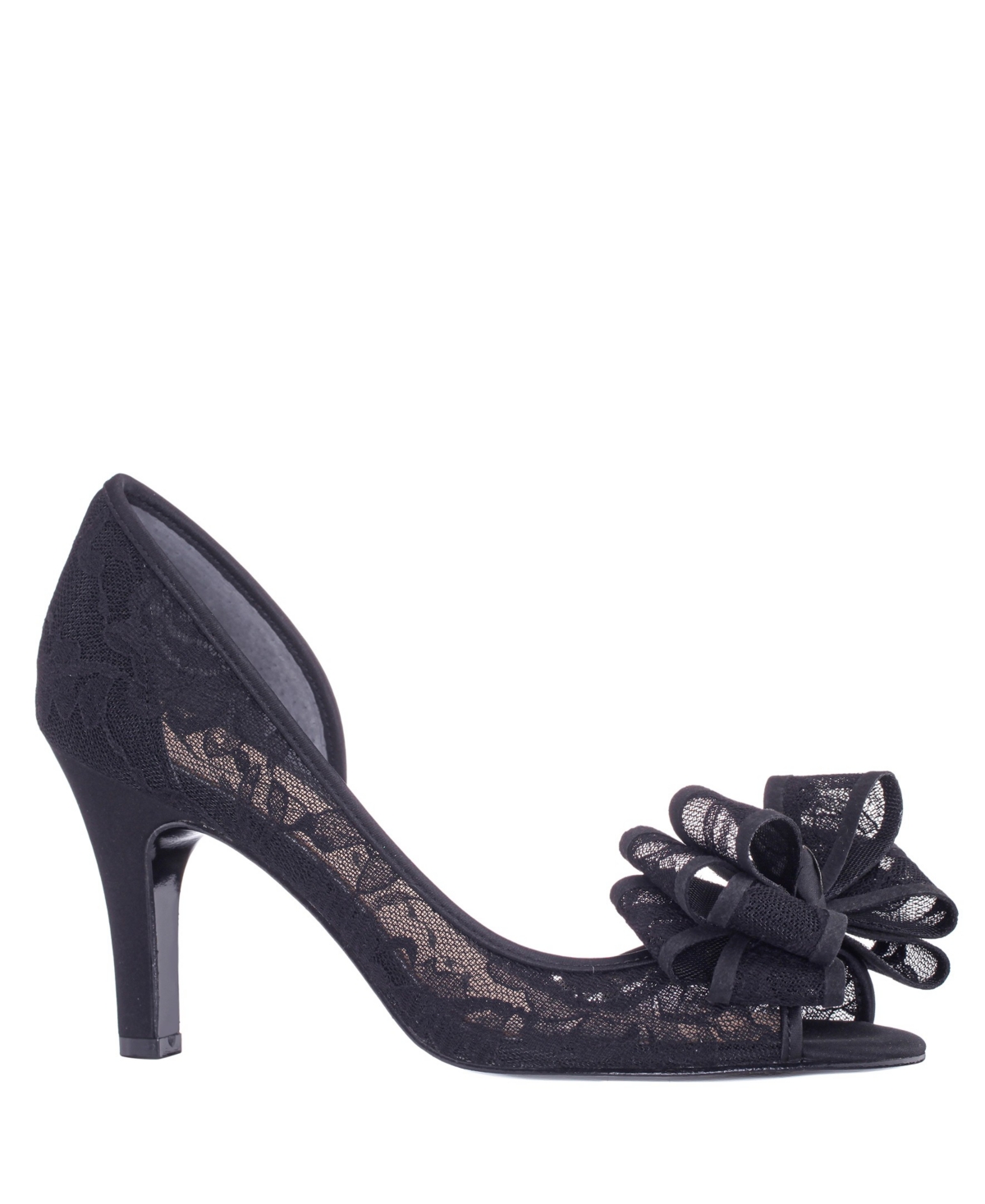 Click here for Nina Womens Floyda DOrsay Peep Toe Pump - Black prices