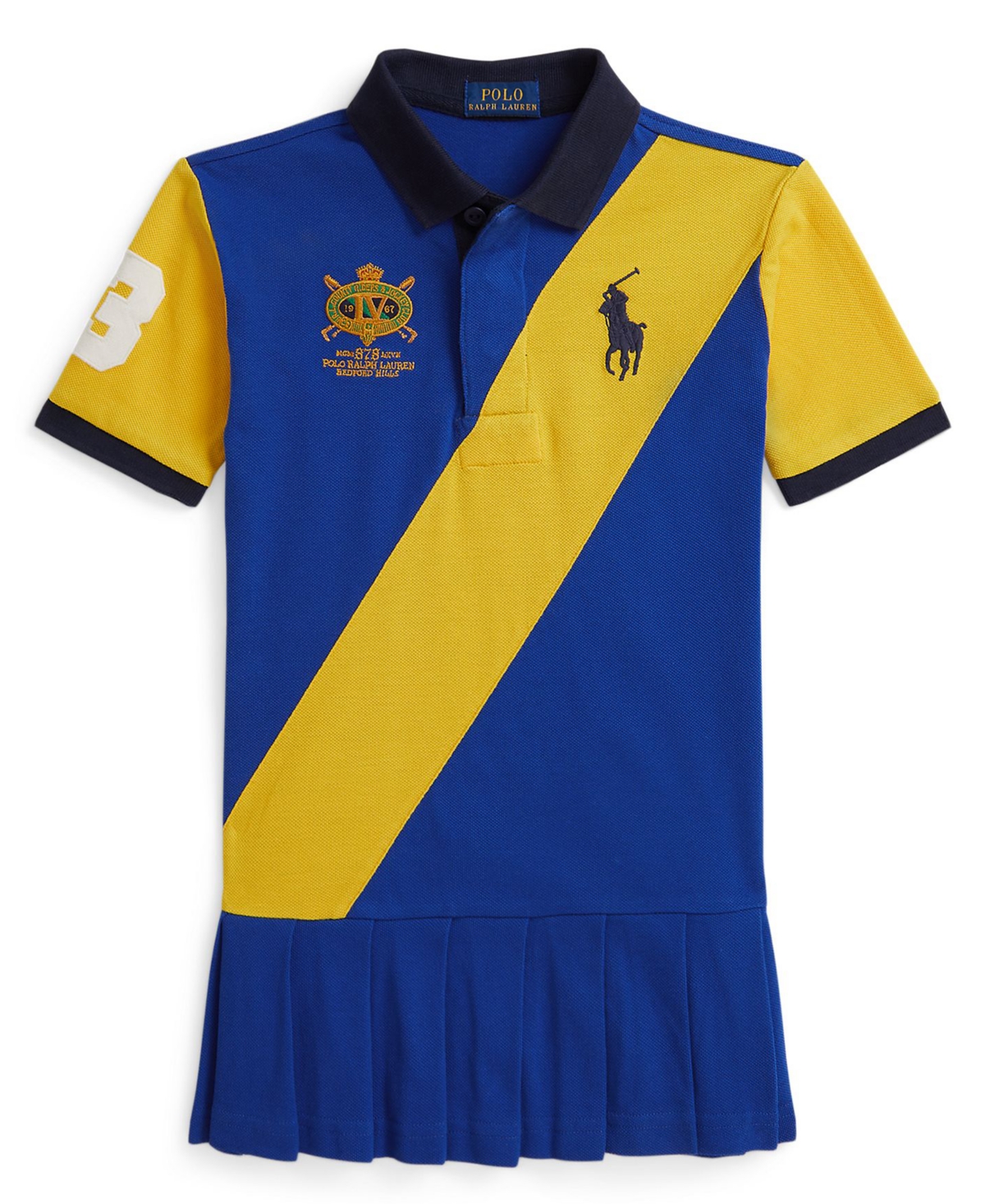 Click here for Polo Ralph Lauren Girls 2T-6X Color-Blocked Short-... prices