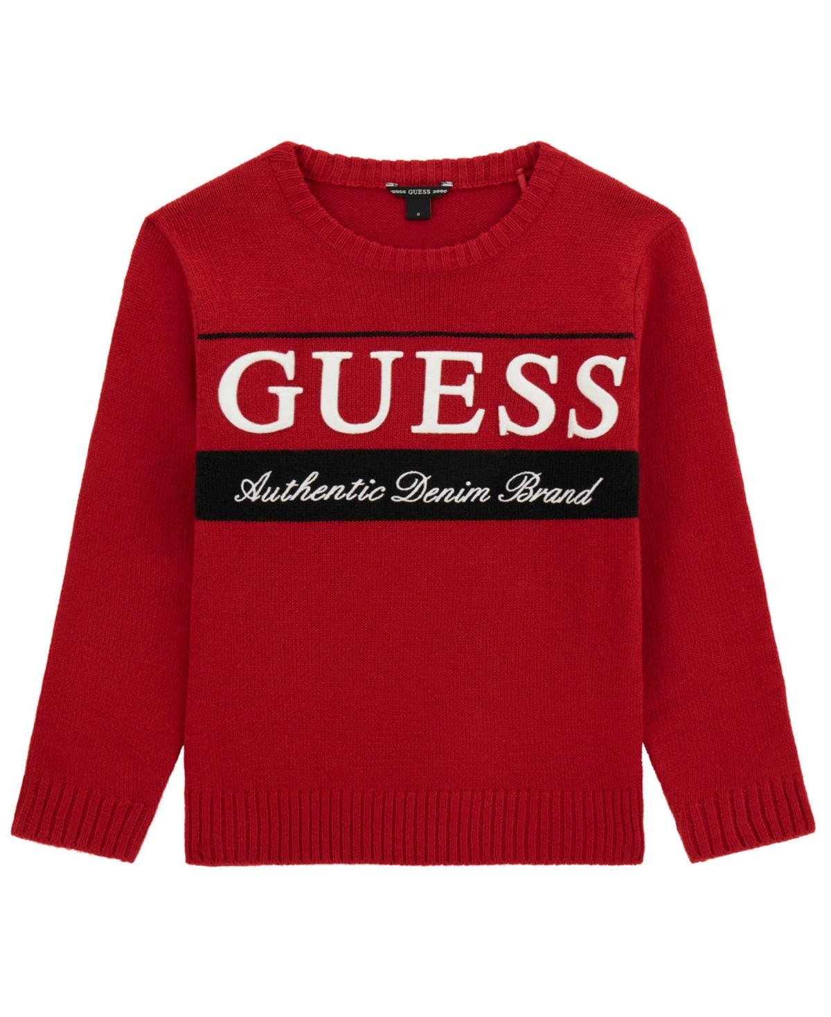 Click here for Guess Boys 8-18 Long Sleeve Soft Blend Sweater - G... prices