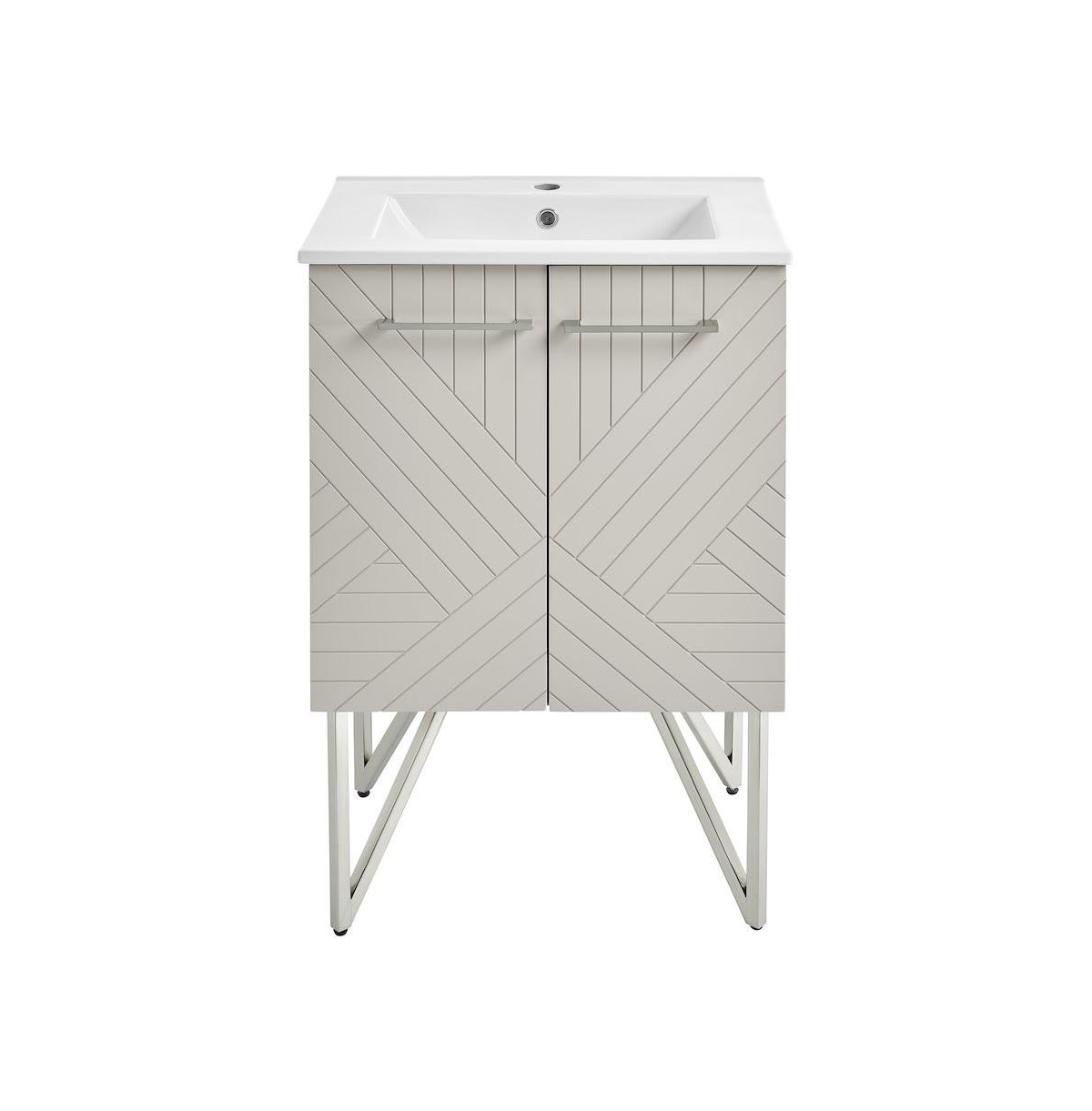 Click here for Annecy 24" Freestanding Bathroom Vanity in Gr... prices