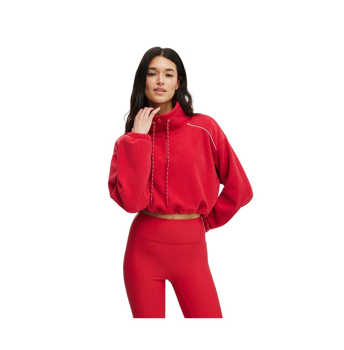 Click here for Cotton On Womens Active Explorer Polar Fleece Half... prices