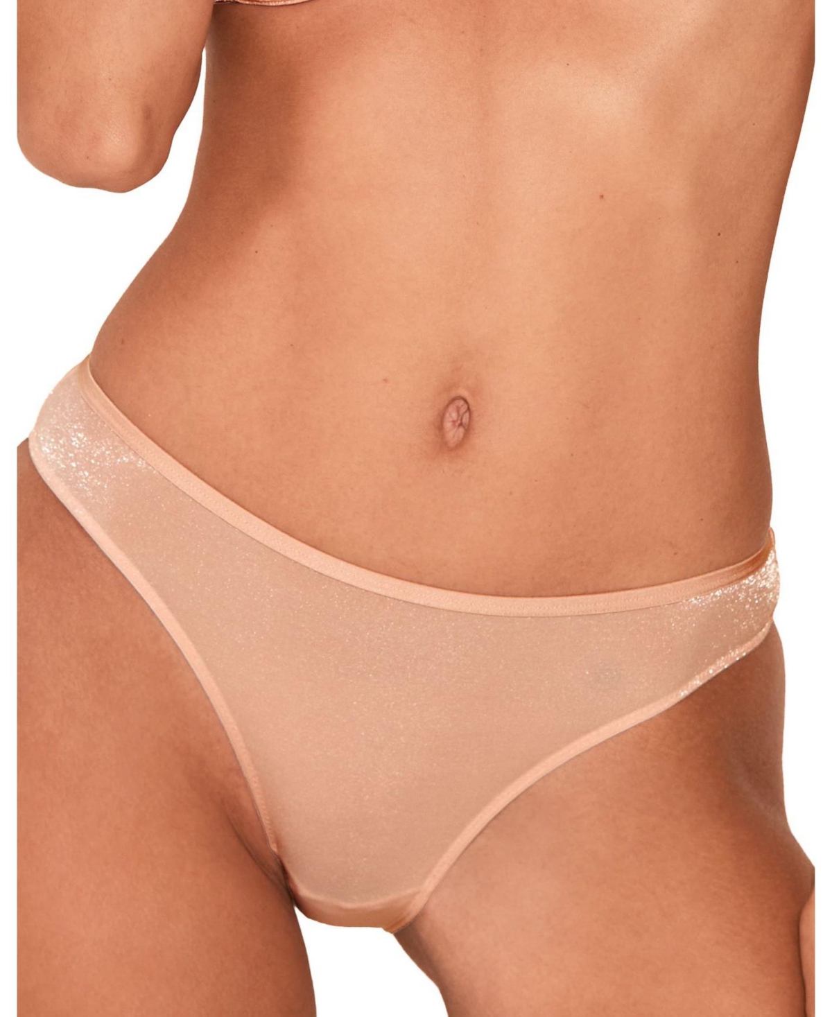 Click here for Adore Me Womens Gianina Thong Panty - Medium beige prices