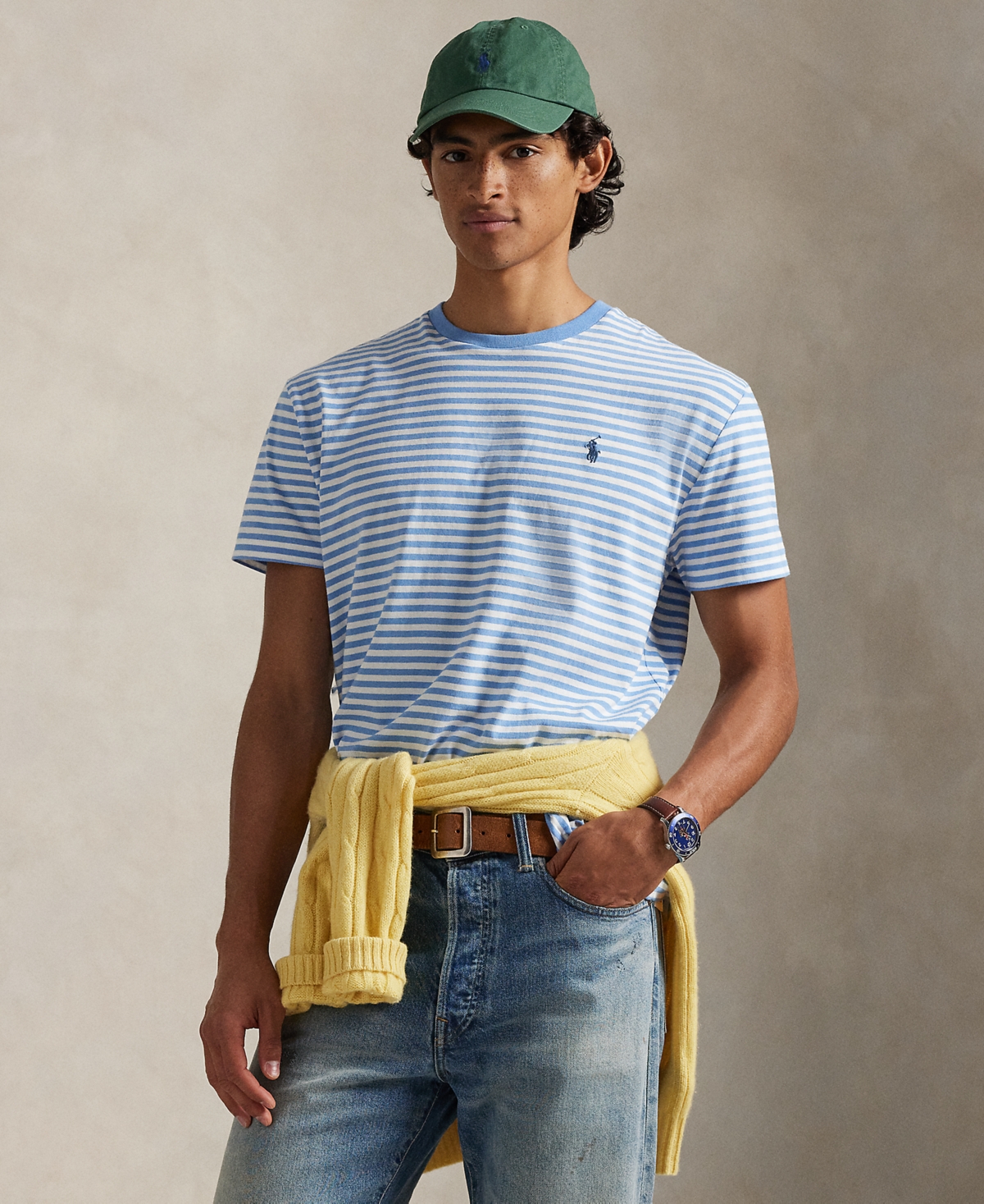 Click here for Polo Ralph Lauren Mens Classic-Fit Striped Cotton... prices