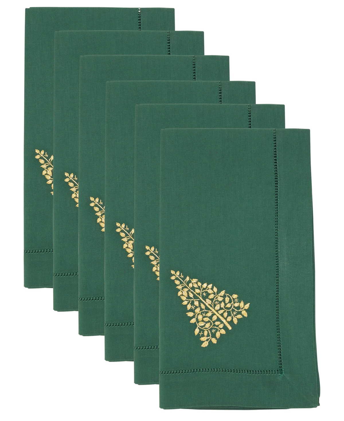 Click here for Saro Lifestyle EmbrD Christmas Tree Hemstitch Napk... prices