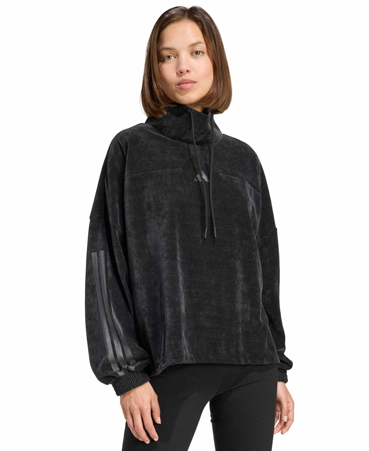 Click here for adidas Womens Tiro High Neck Sweatshirt - Black prices