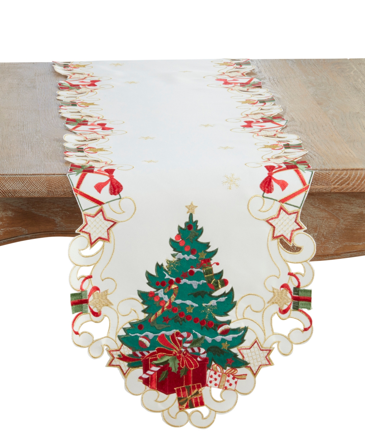 Click here for Saro Lifestyle Christmas Tree Table Runner  14 x 7... prices