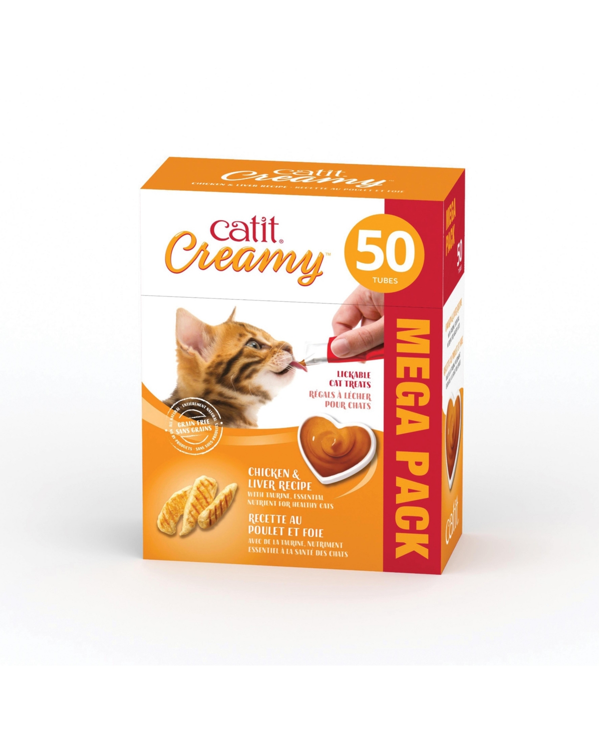 Click here for Catit Creamy Lickable Treat Chick/Liver 50pk prices