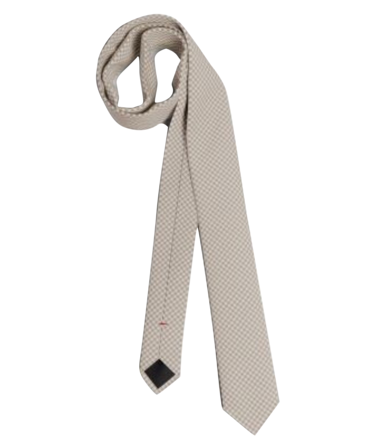Click here for Hugo Boss Mens Jacquard Pattern Skinny Tie - Beige prices