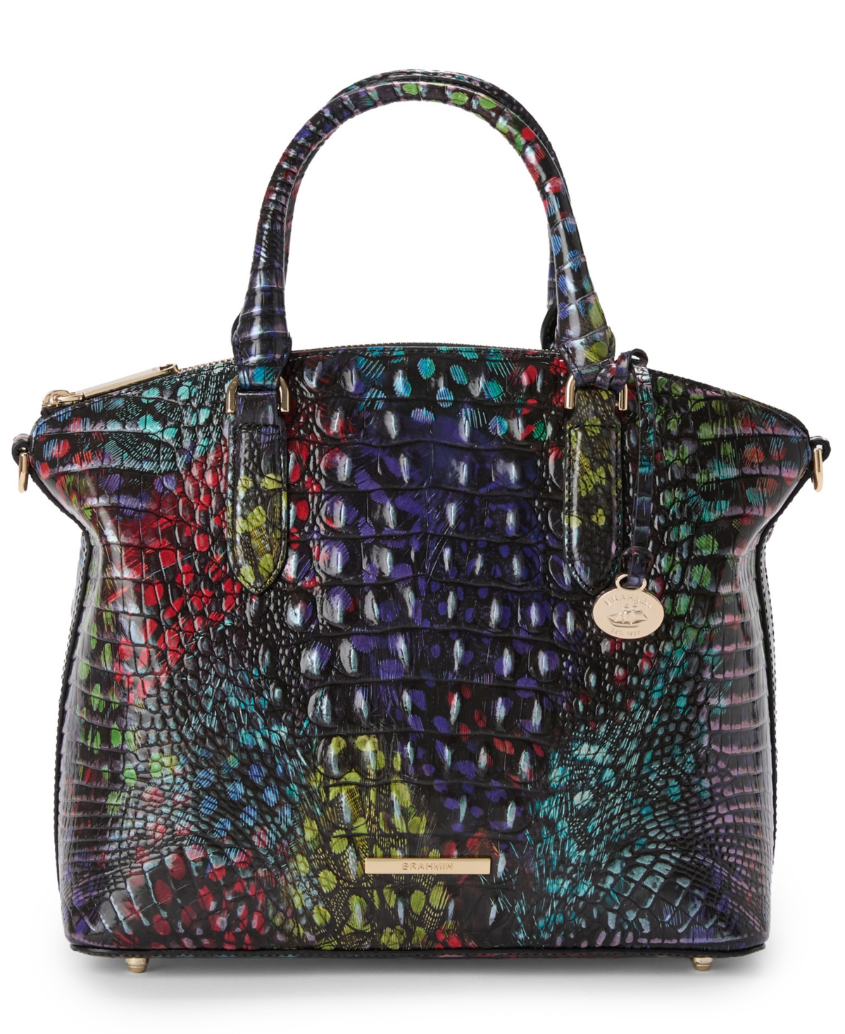 Click here for Brahmin Duxbury Melbourne Medium Leather Satchel -... prices