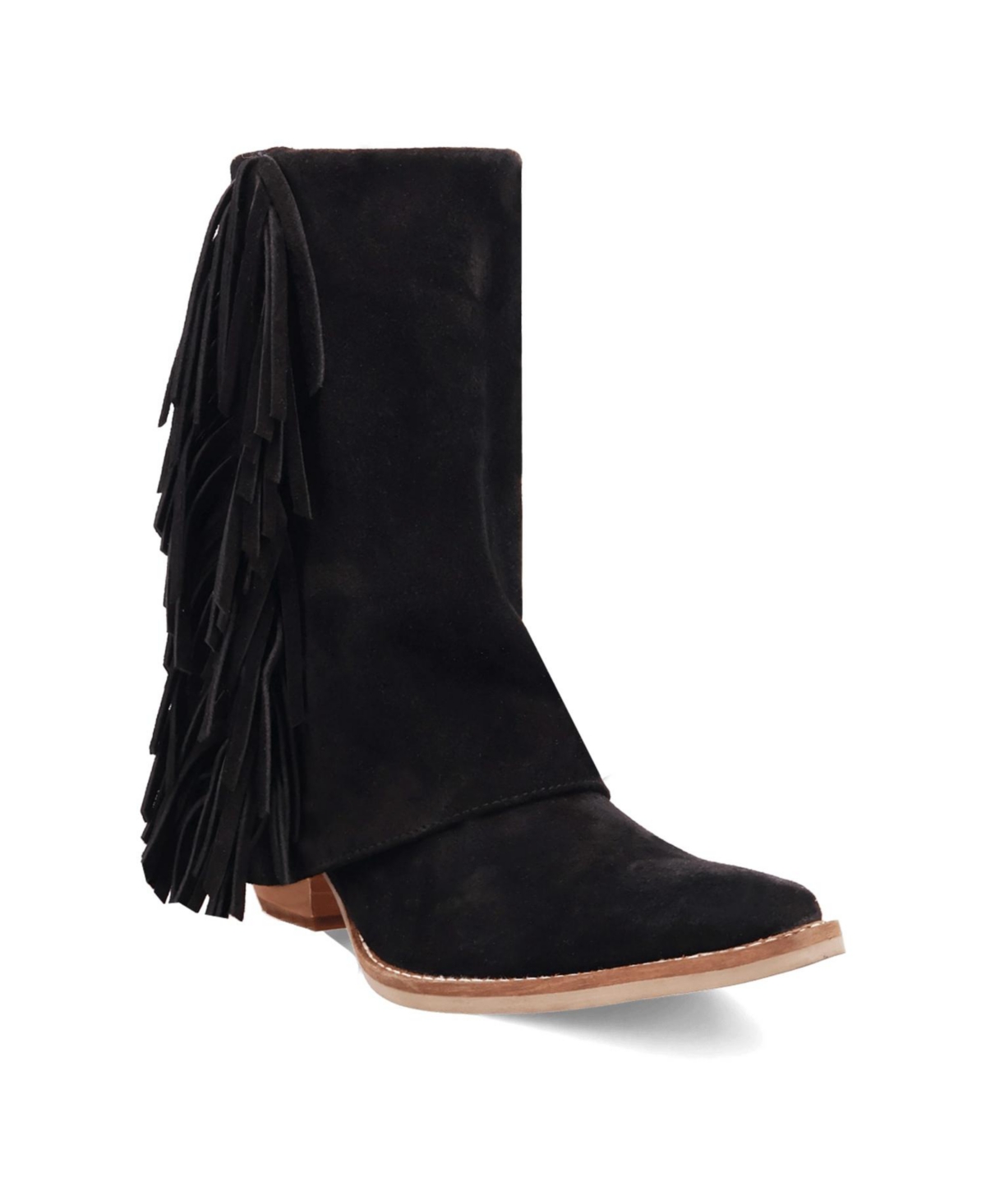 Click here for Dingo Womens Marlie Leather Boot - Black prices
