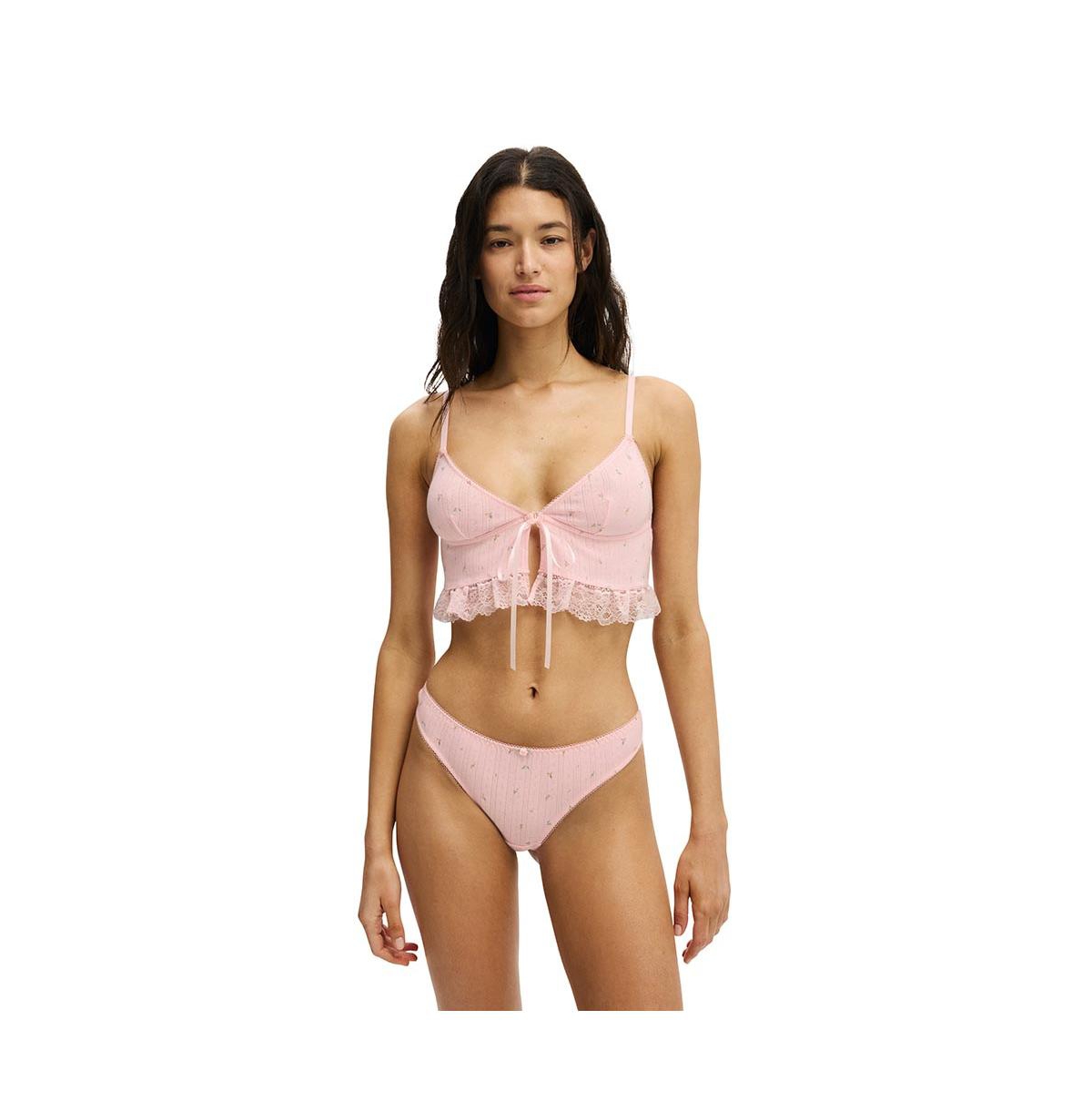 Click here for Cotton On Womens Sophie Cotton Pointelle Longline... prices