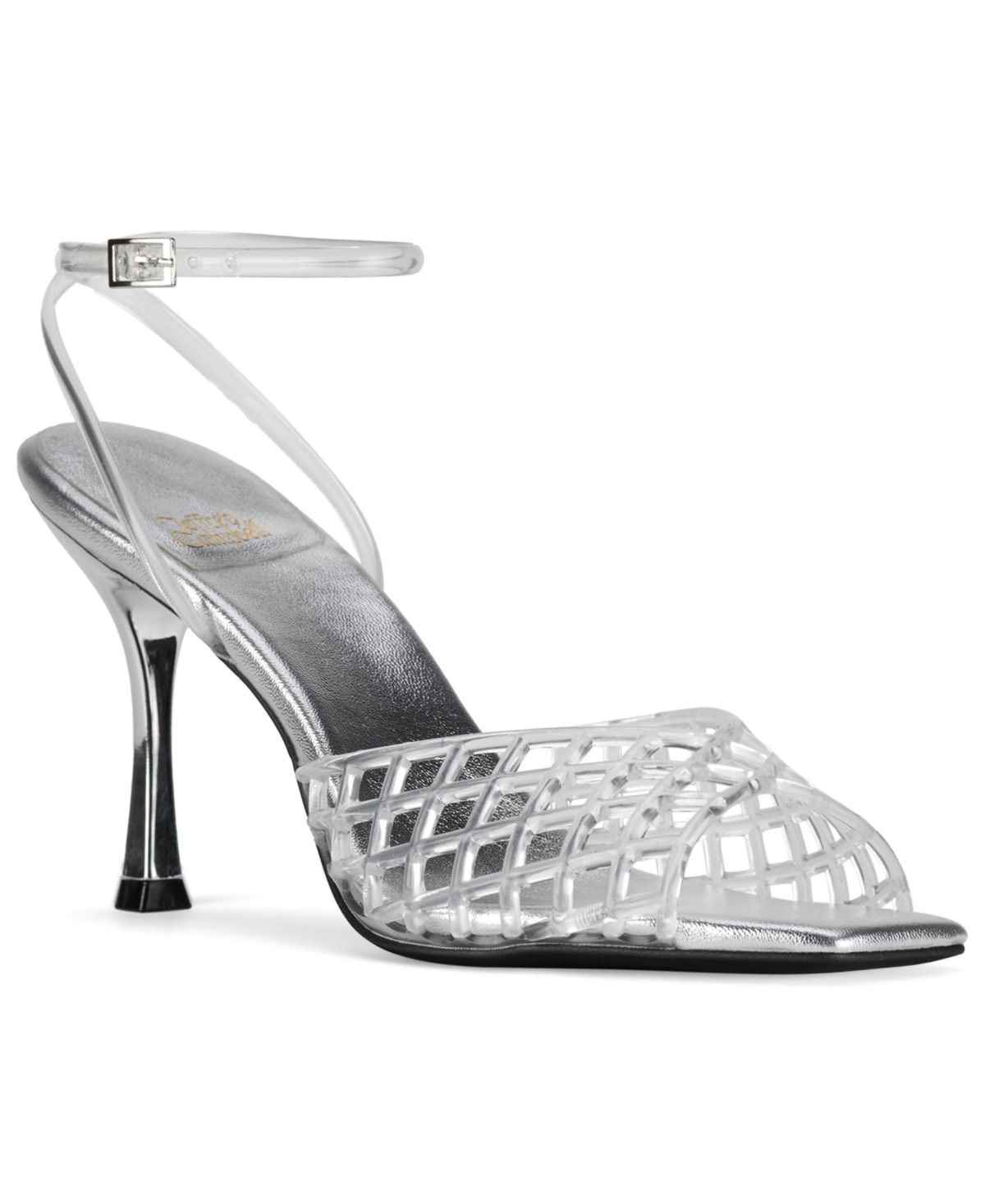 Click here for Jeffrey Campbell Womens Lattix Caged Jelly Mid-Hee... prices