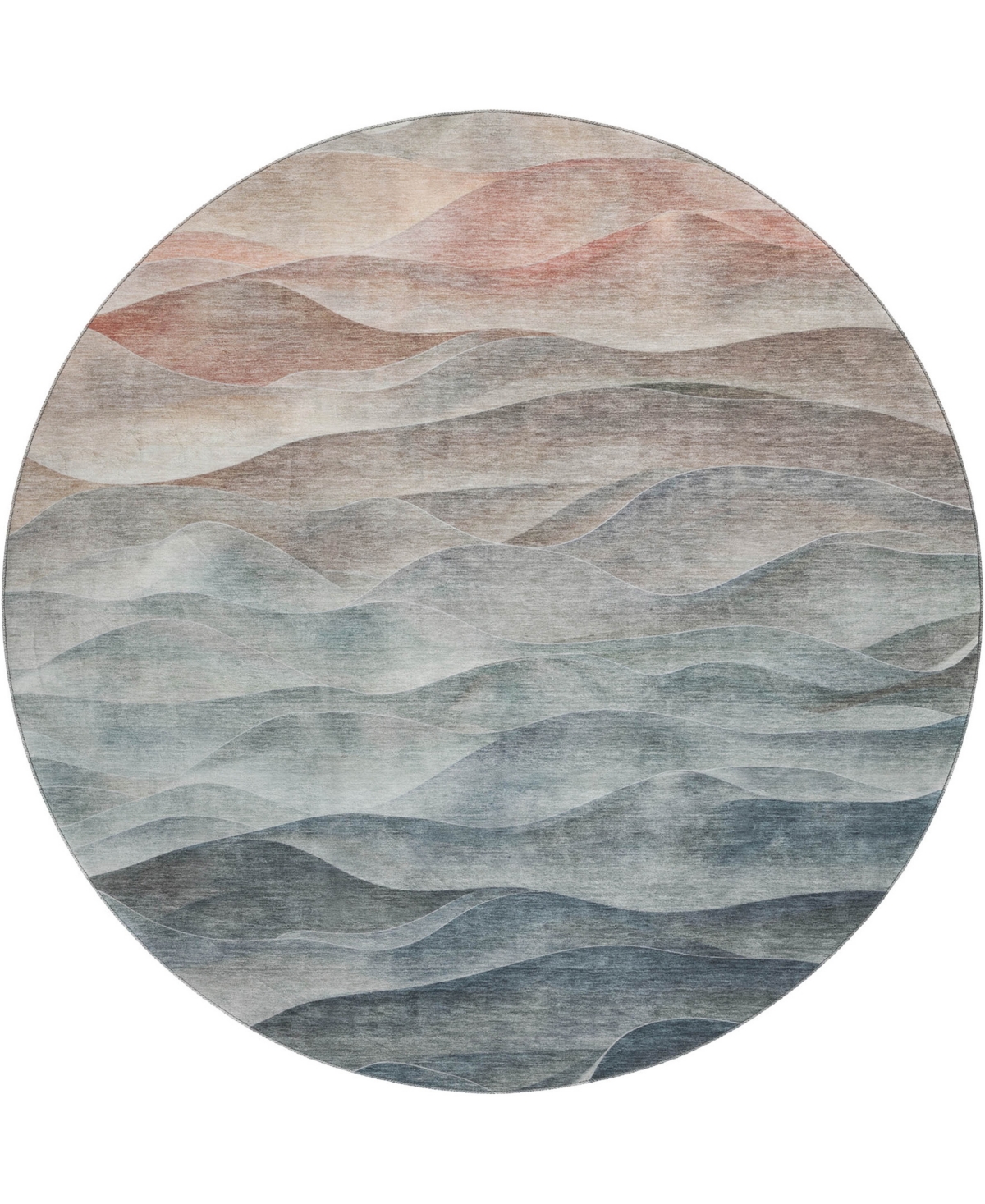 Click here for Dalyn Pacifica PA2 8x8 Round Area Rug - Blue  Brow... prices