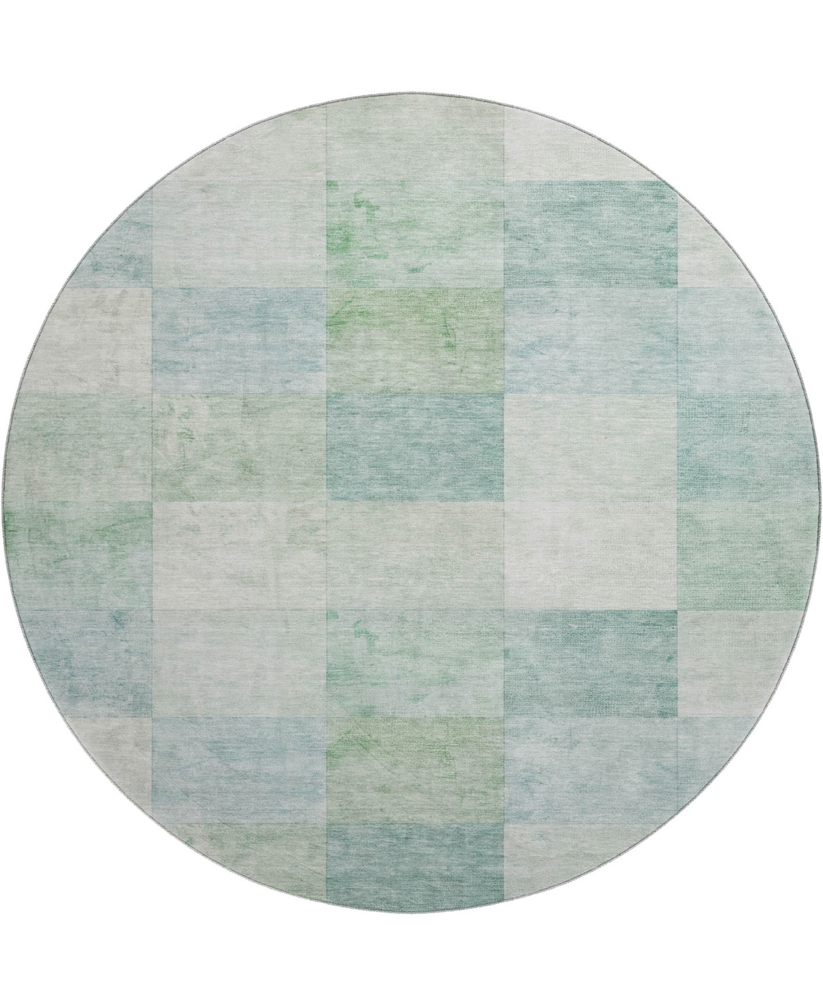 Click here for Dalyn Pacifica PA10 8x8 Round Area Rug - Green  Bl... prices