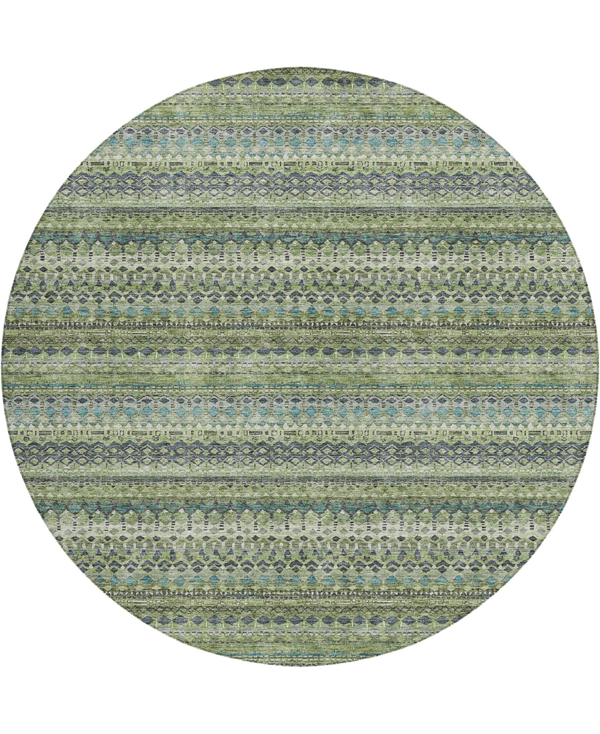Click here for Dalyn Solace SL2 8x8 Round Area Rug - Grass  Teal prices