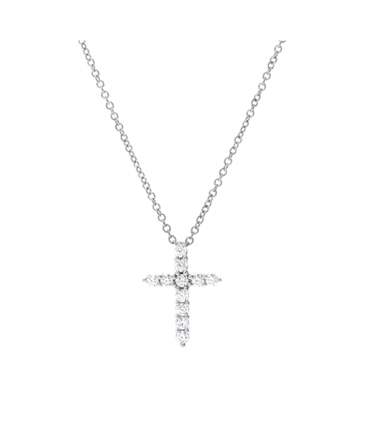 Click here for Pre-Owned Tiffany & Co Cross Pendant Necklace - Pl... prices