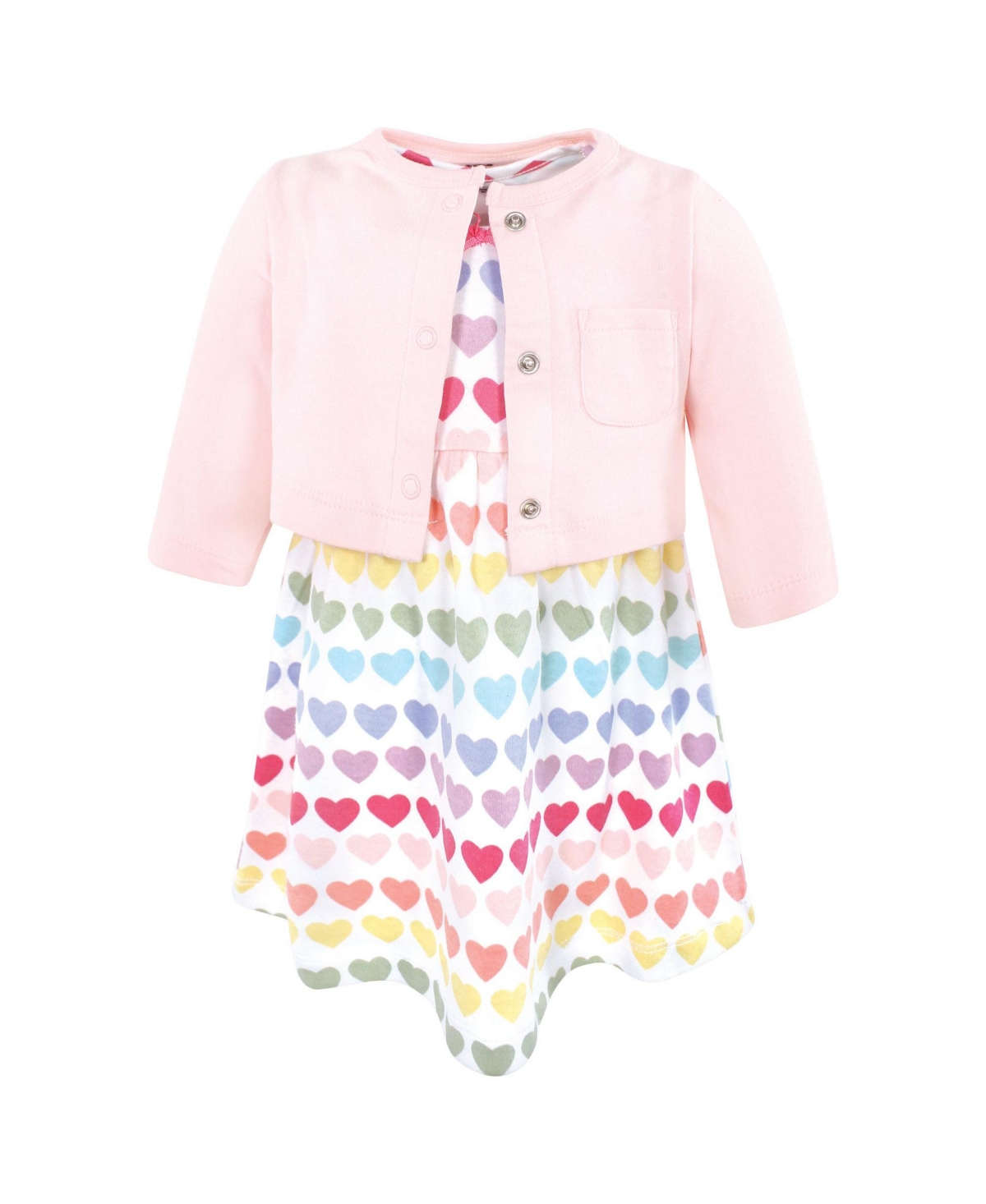 Click here for Hudson Baby Girls 0-24M Cotton Dress and Cardigan... prices