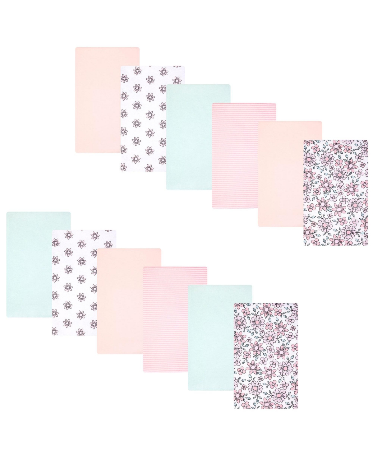 Click here for Hudson Baby Infant Girls Cotton Flannel Burp Cloth... prices