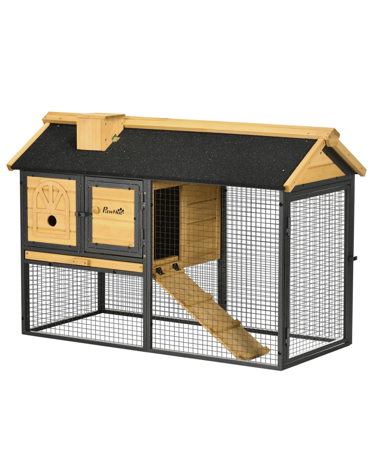 Click here for PawHut Wooden Rabbit Hutch Outdoor with Run  Bunny... prices