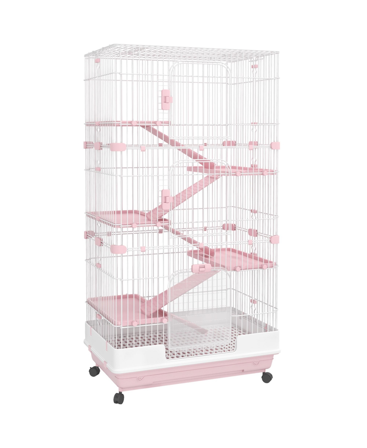 Click here for PawHut 32"L 6-Level Small Animal Cage with Lo... prices