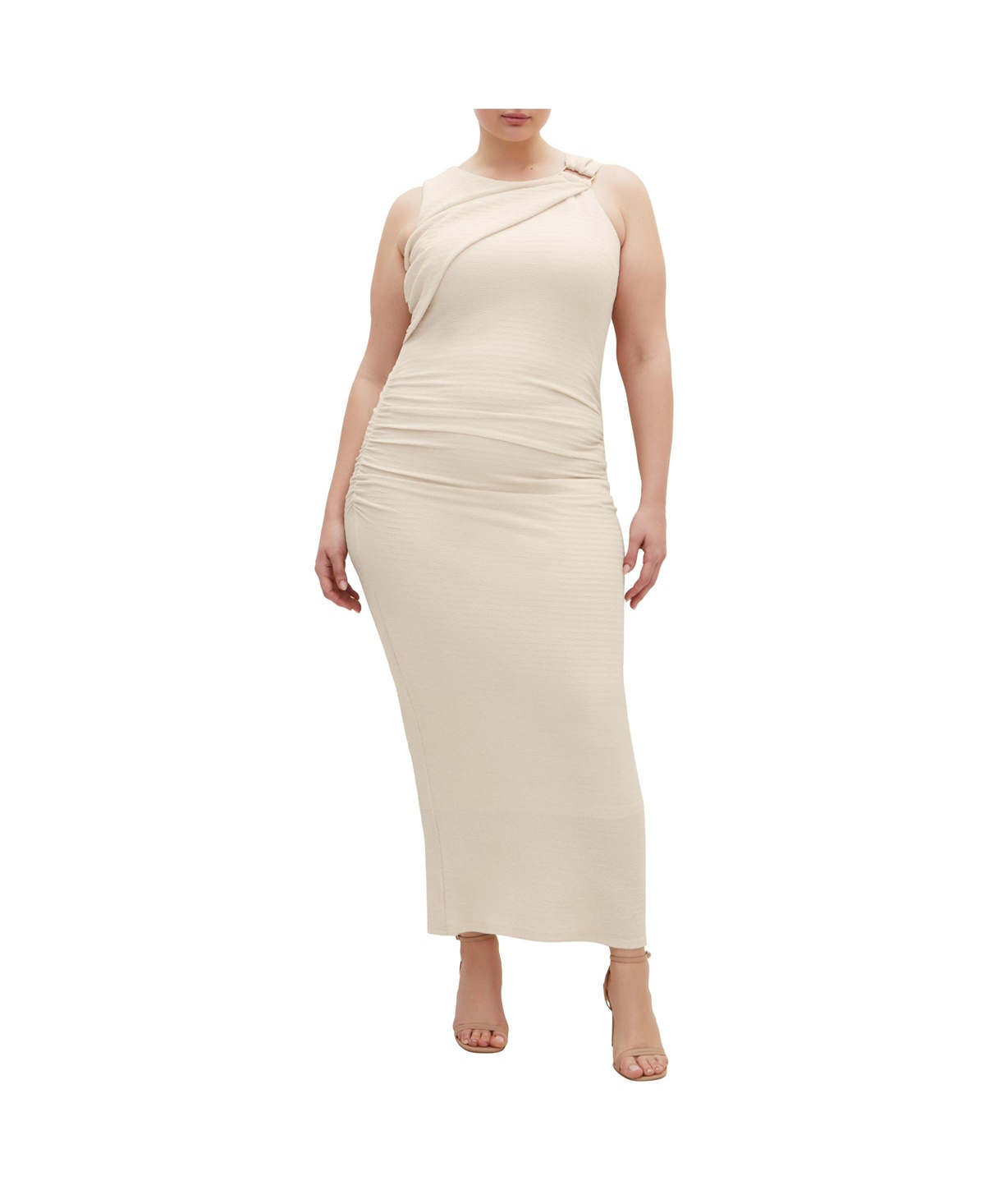 Click here for City Chic Womens Fion Dress - Oat prices