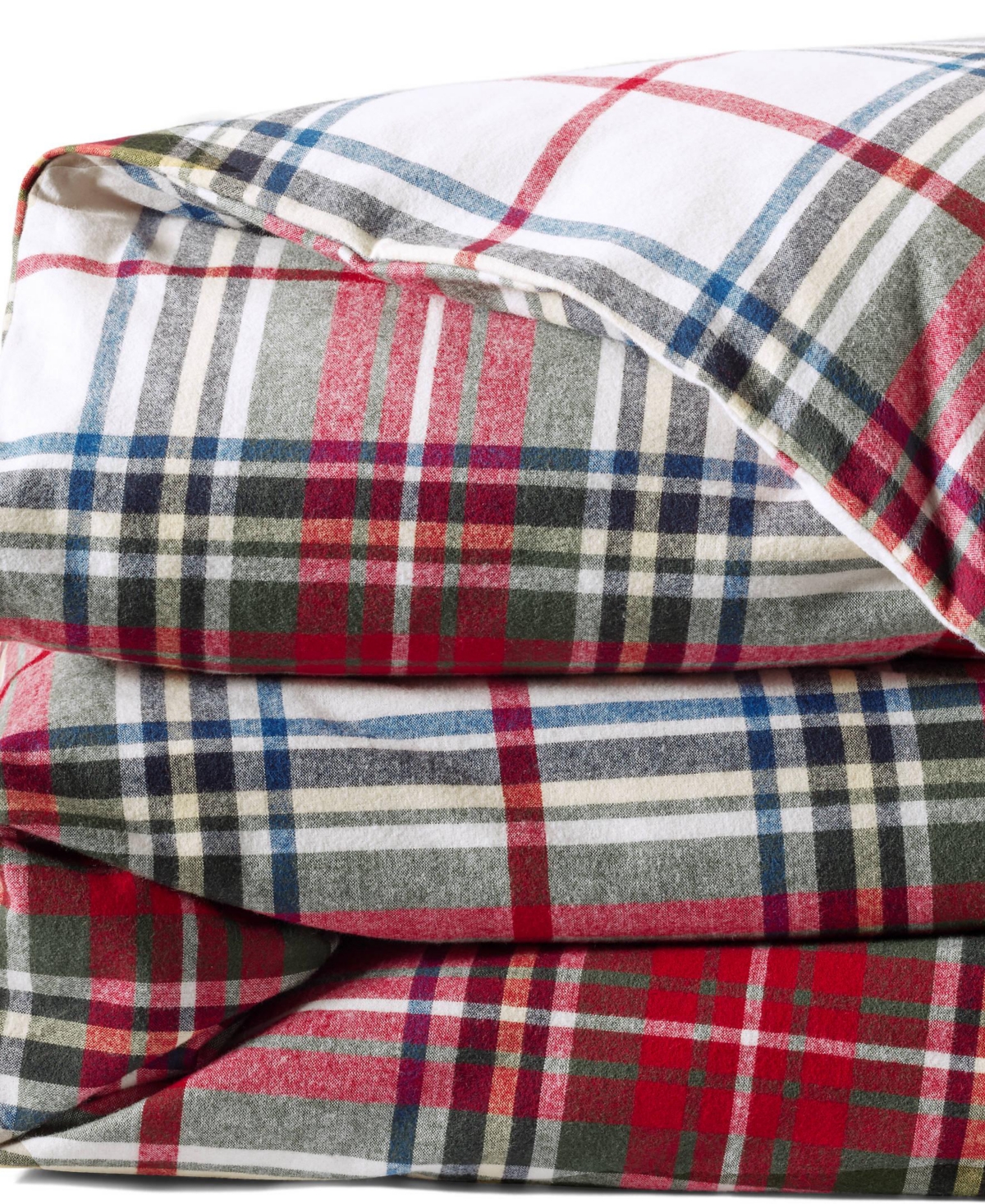 Click here for Lands End Comfy Super Soft Cotton Flannel Plaid Du... prices