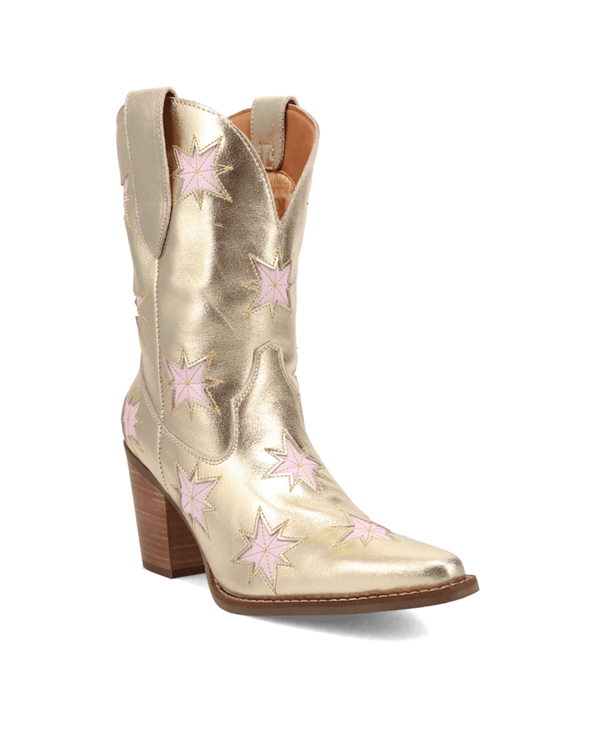 Click here for Dingo Womens Starburst Leather Boot - Gold prices