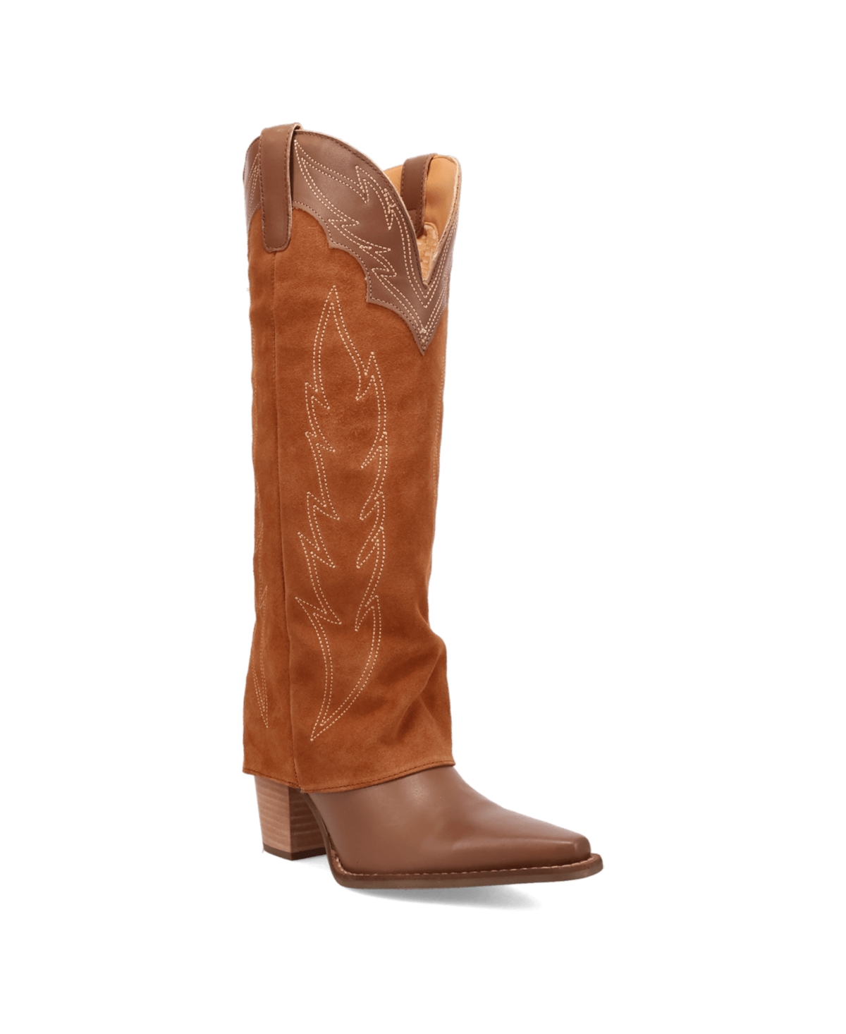 Click here for Dingo Womens Wild Fire Leather Boot - Brown prices