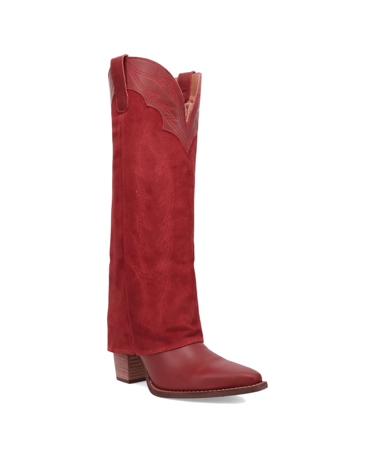Dingo Womens Wild Fire Leather Boot - Red