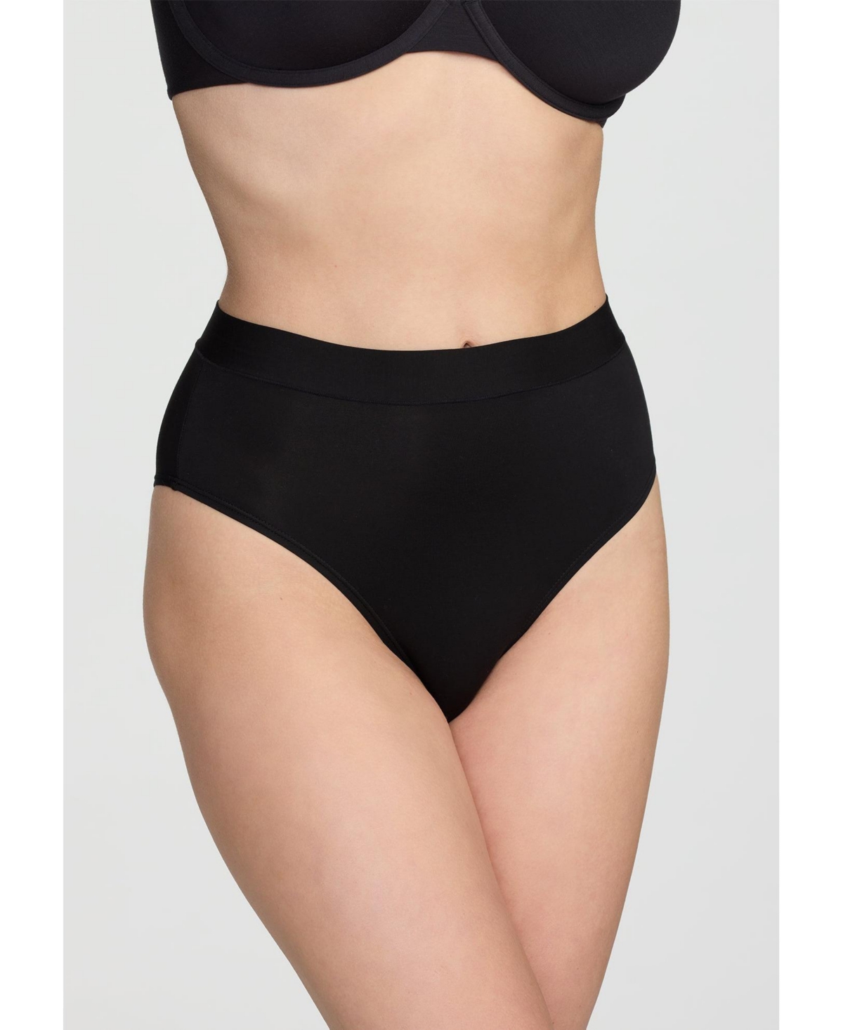 Click here for Cuup Plus Size the Bikini - Modal Panties - Black prices
