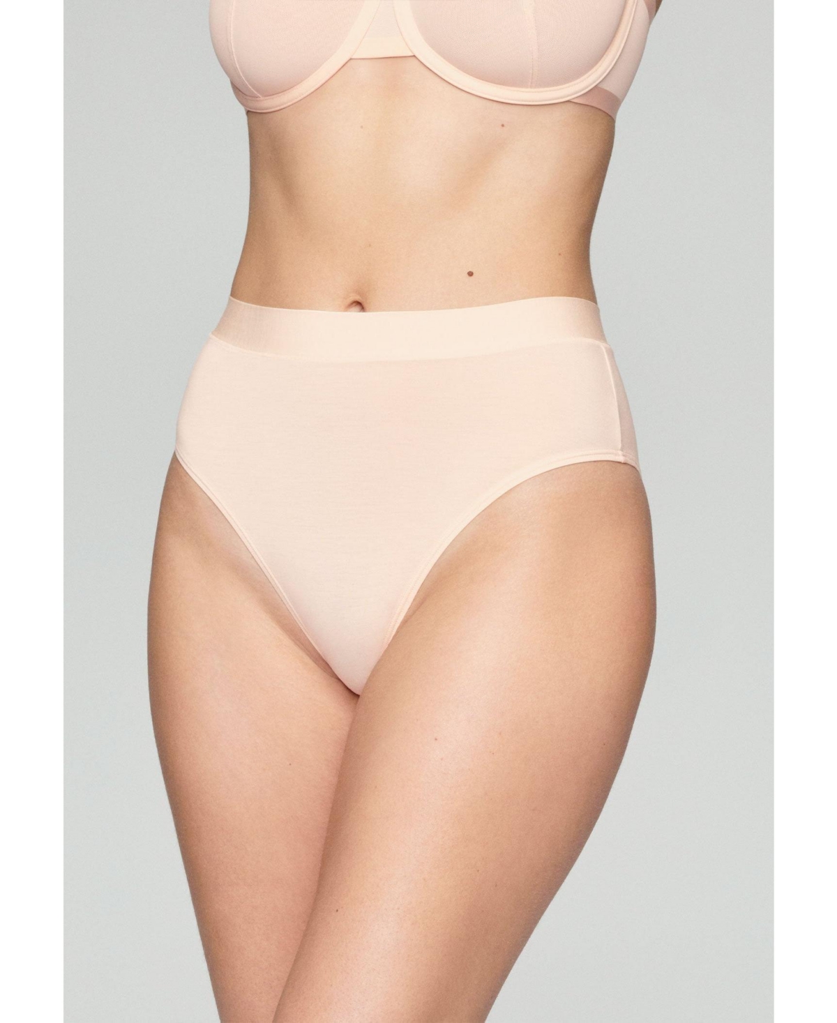 Click here for Cuup Plus Size the Bikini - Modal Panties - Blush prices