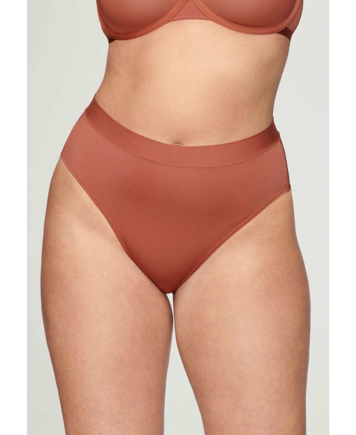 Click here for Cuup Plus Size the Bikini - Modal Panties - Clay prices