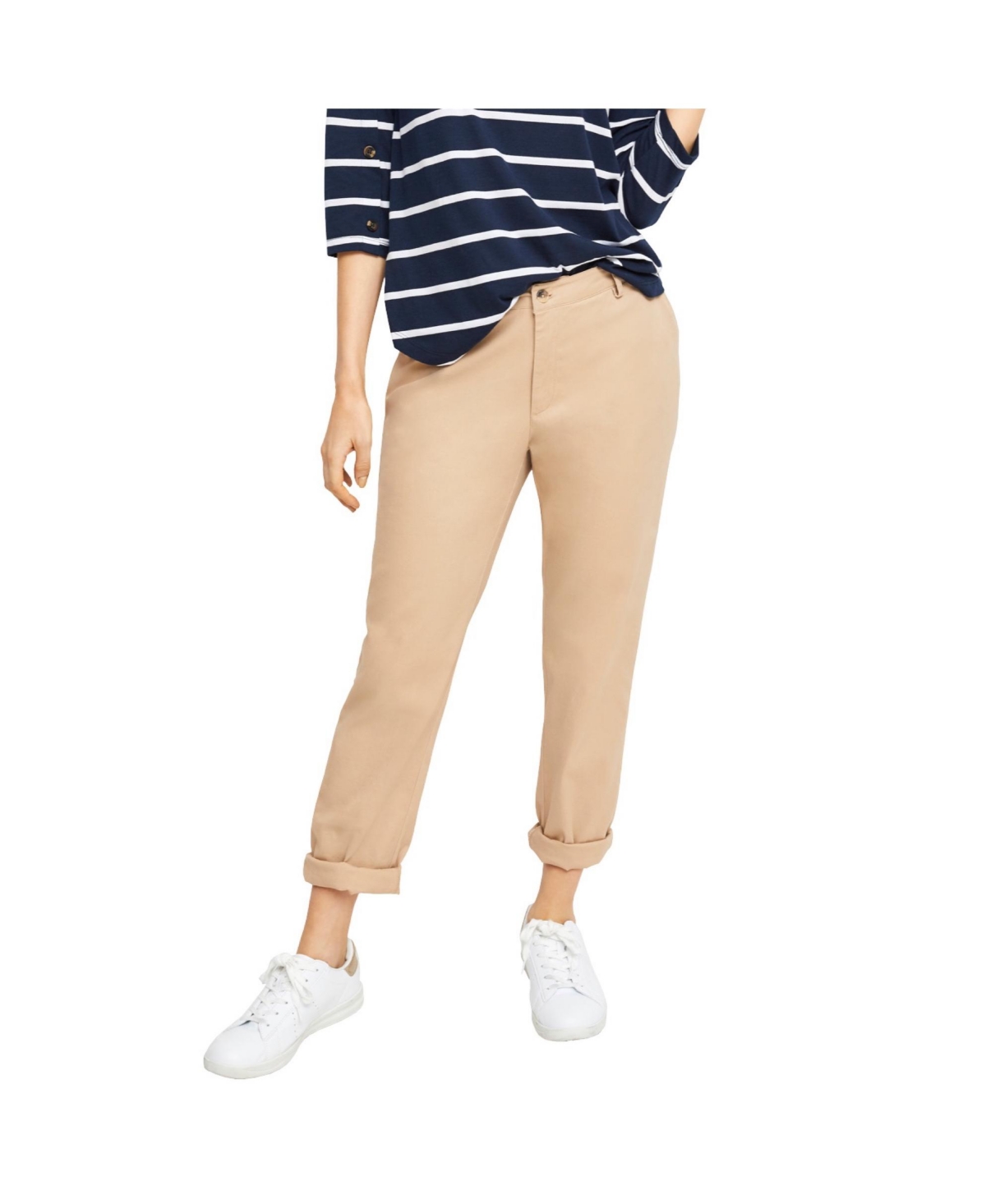 Click here for ellos Womens Modern Stretch Chino Pants - New khak... prices