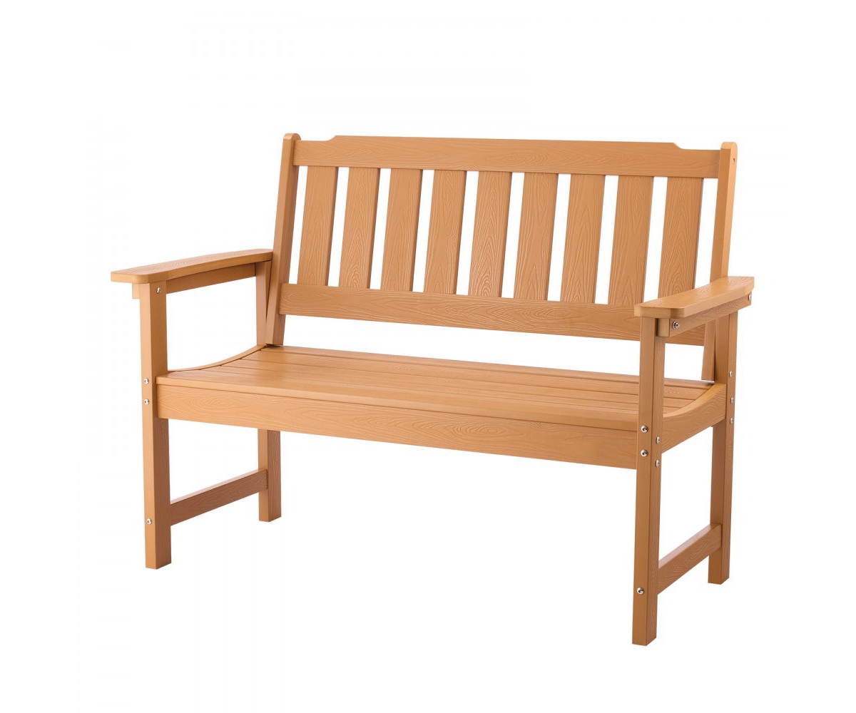 Click here for Slickblue Wood-Look Weatherproof Plastic Bench for... prices
