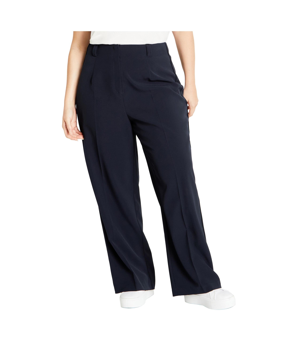 Click here for City Chic Womens Yasmine Pant - Navy prices