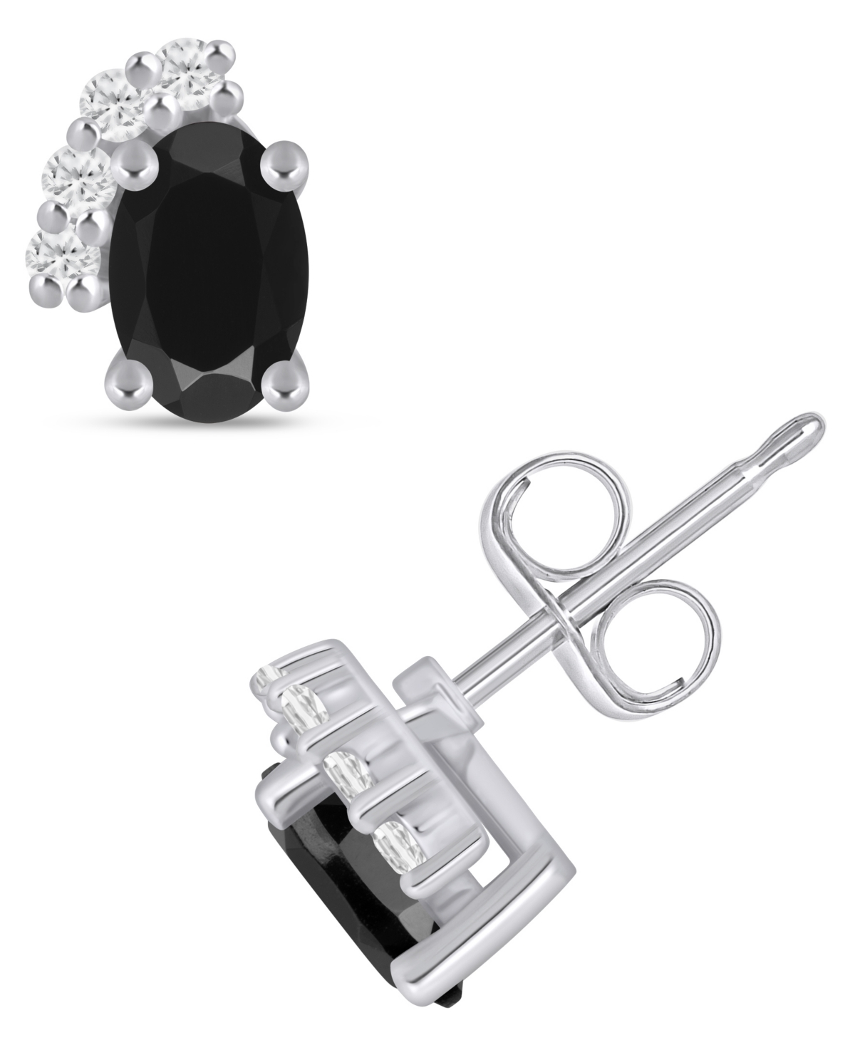 Click here for Macys Gemstone and Diamond Earrings (1/10 ct. t.w.... prices