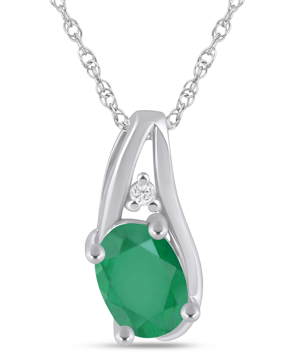 Click here for Macys Gemstone and Diamond Accent Pendant Necklace... prices