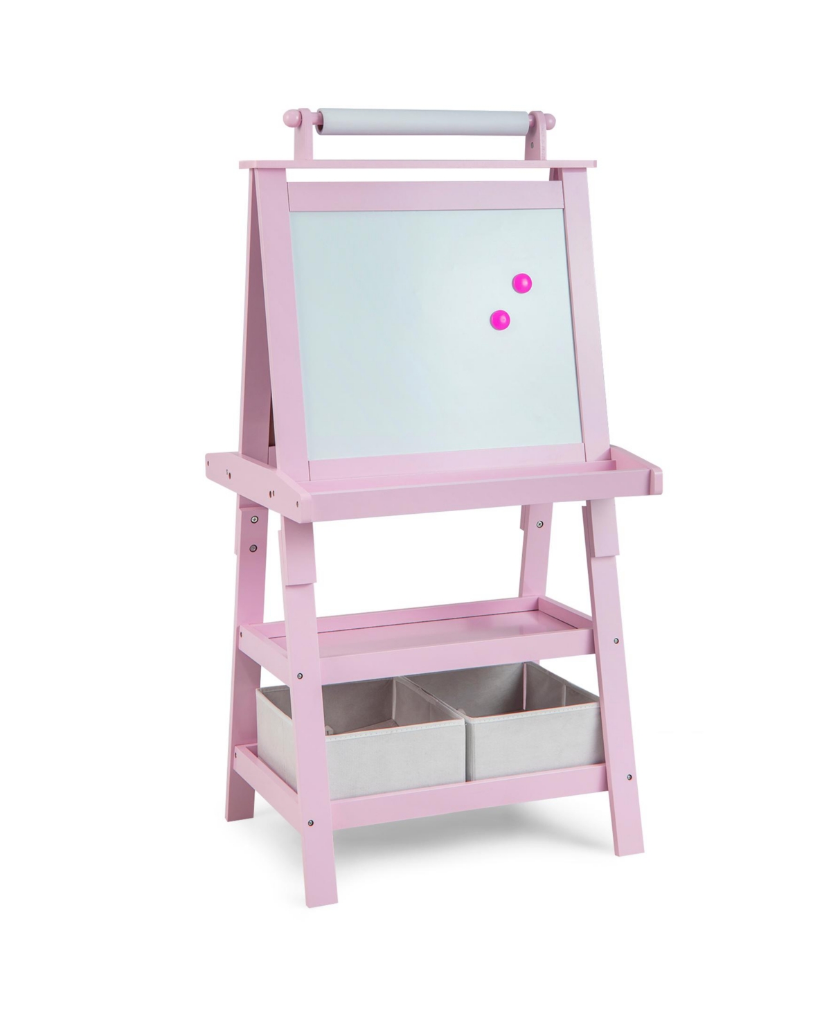 Click here for 3-in-1 Double-Sided Storage Art Easel-Pink - Pink prices