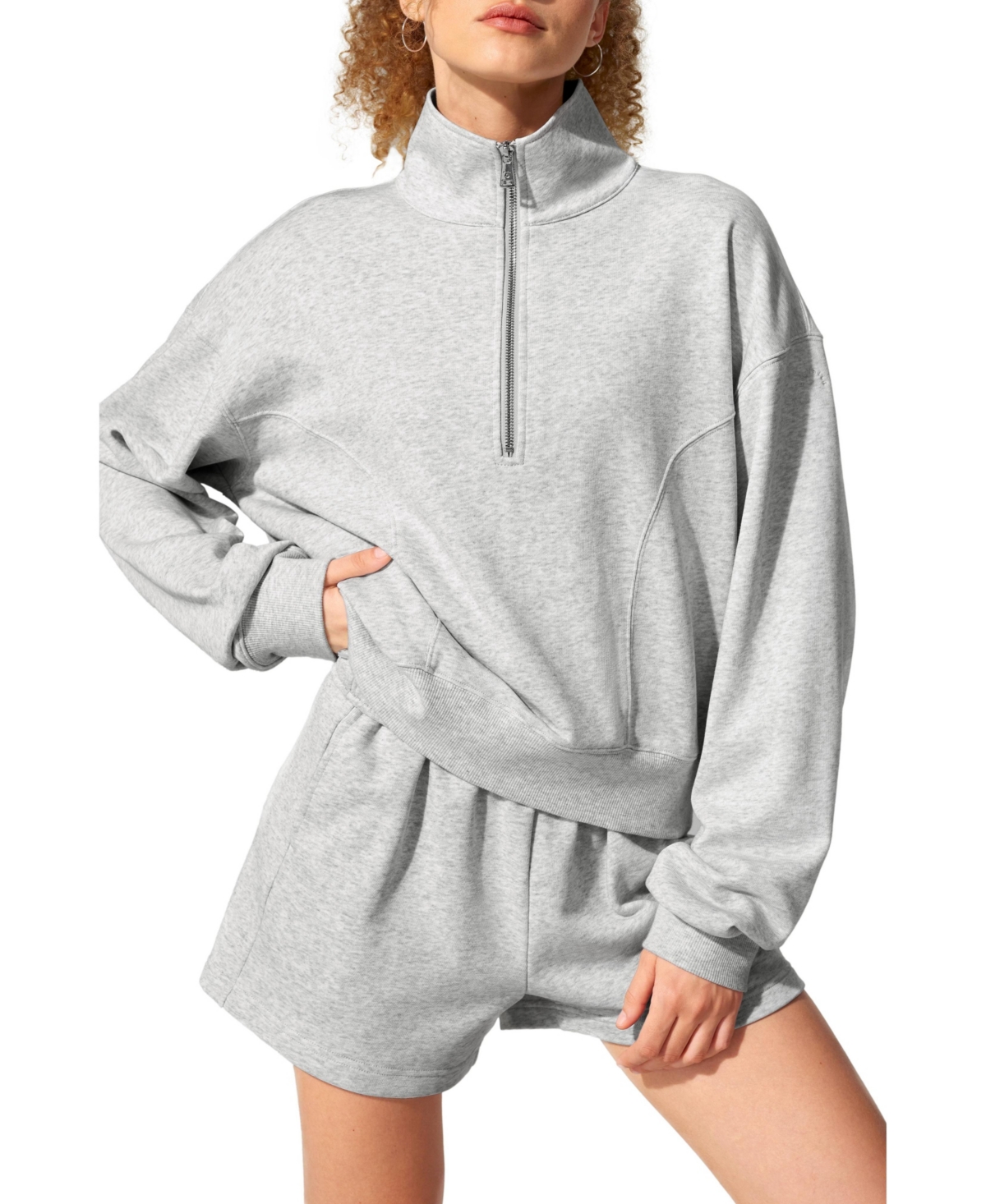 Click here for Lilysilk Womens Heirloom 89 Half-Zip Pullover - He... prices