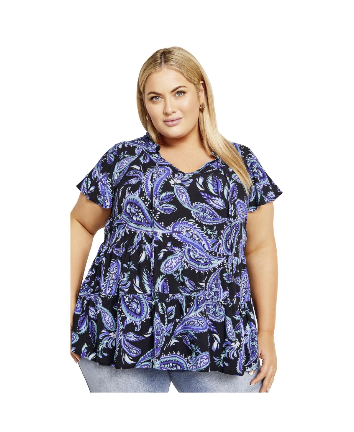 Click here for Avenue Womens Lani Top - Voyager prices