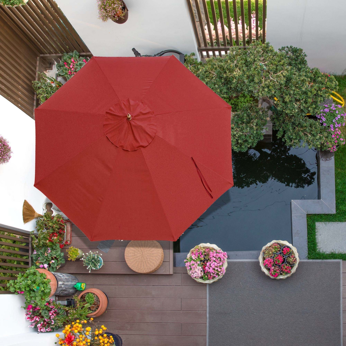 Click here for Yescom 13ft Universal Replacement Umbrella Canopy... prices