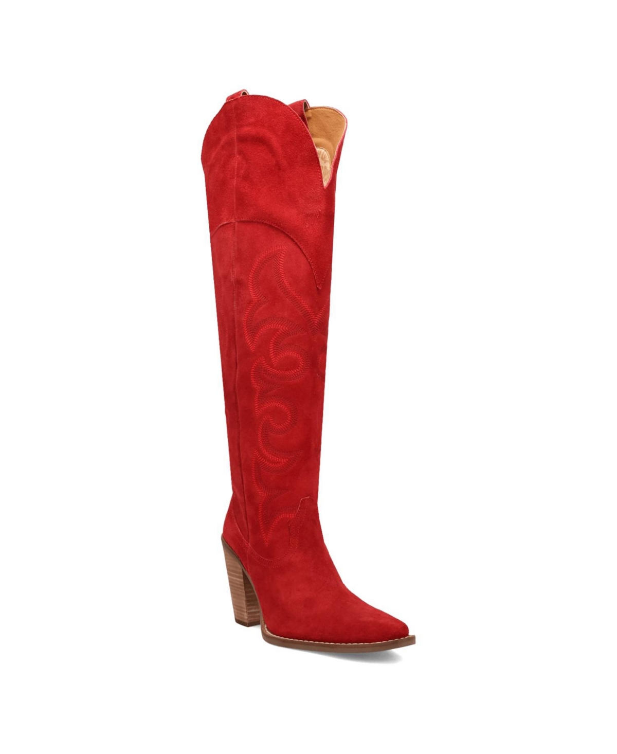 Click here for Dingo Womens Primadonna Suede Boot - Red prices