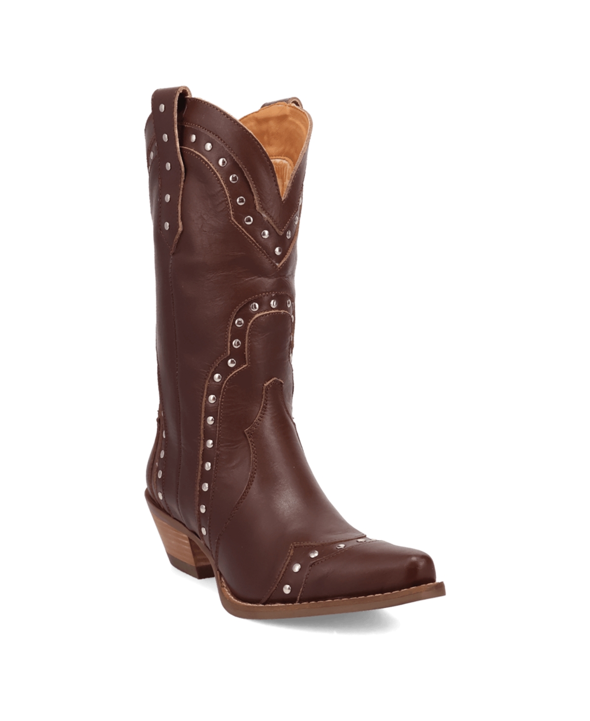 Click here for Dingo Womens Sweet Treat Leather Boot - Brown prices