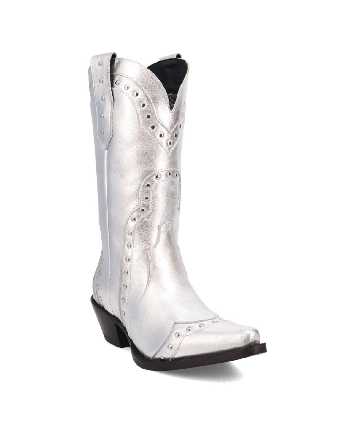 Click here for Dingo Womens Sweet Treat Leather Boot - Silver prices