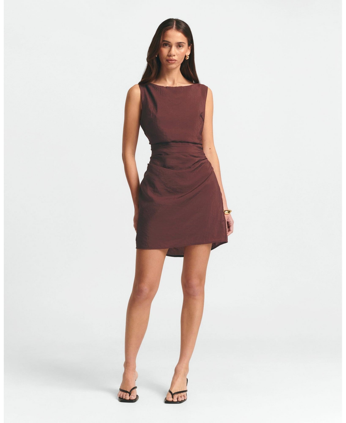 Click here for St Mrlo Womens Sara Mini Dress - Burgundy prices