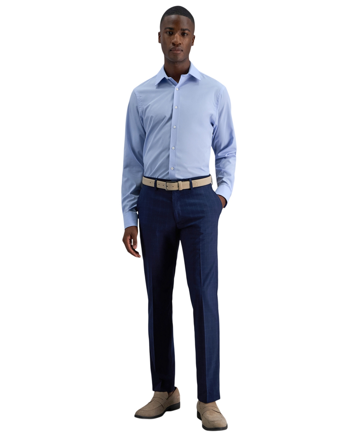 Click here for Kenneth Cole Reaction Mens Slim-Fit Dress Pants -... prices