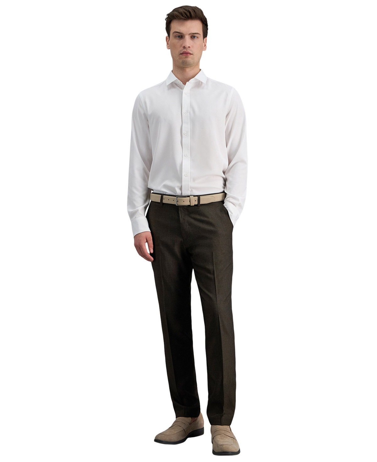 Click here for Kenneth Cole Reaction Mens Slim-Fit Dress Pants -... prices