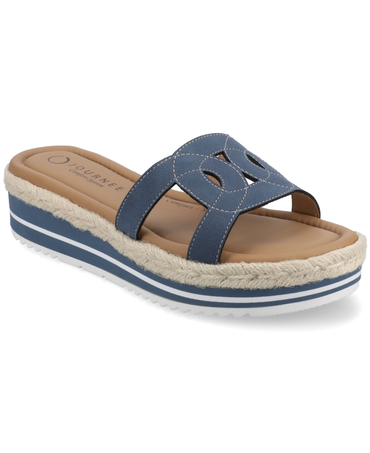 Click here for Journee Collection Womens Rosalinda Slip On Open T... prices