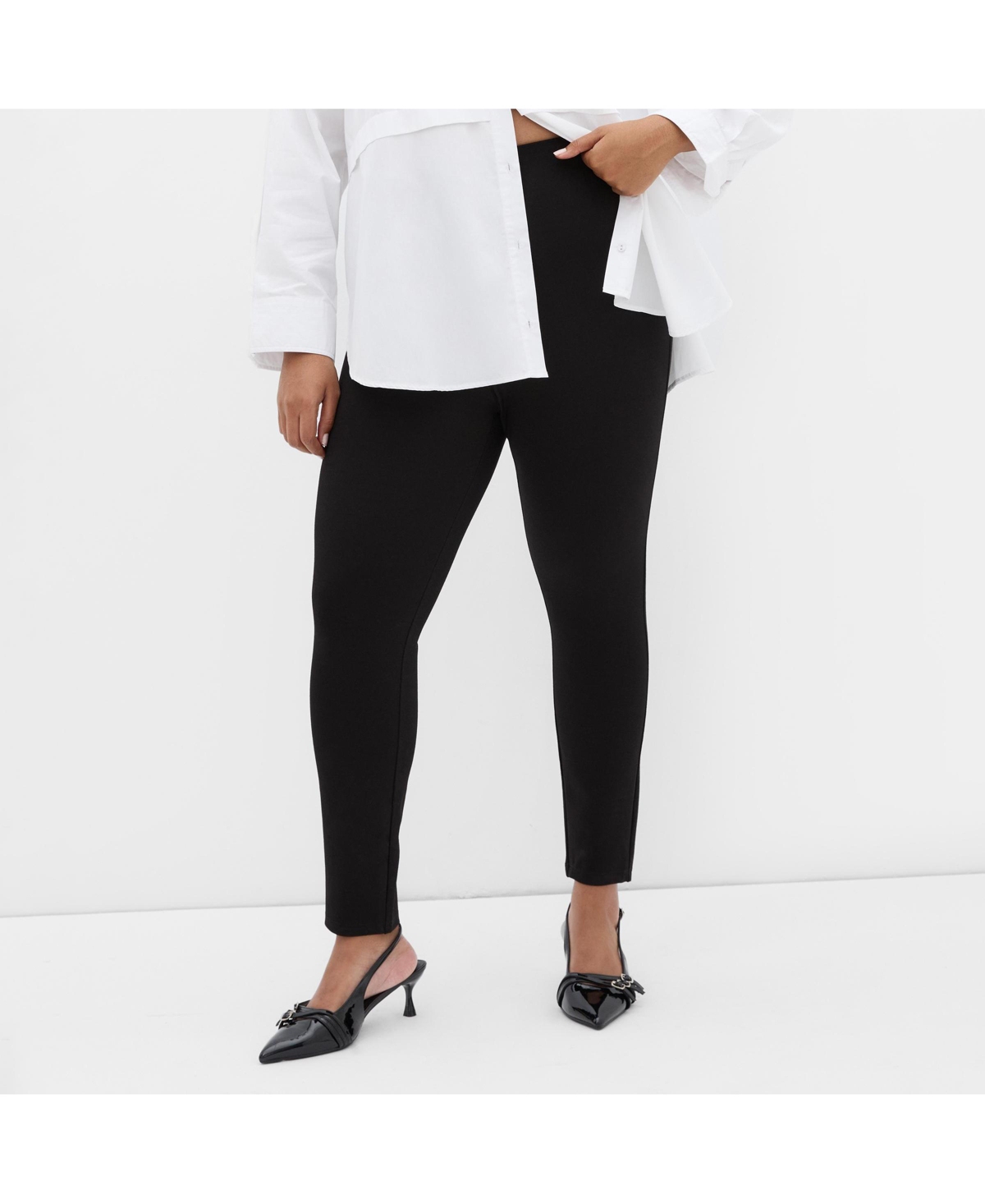 Click here for City Chic Womens Pants & Capris Cora Ponte Legging... prices