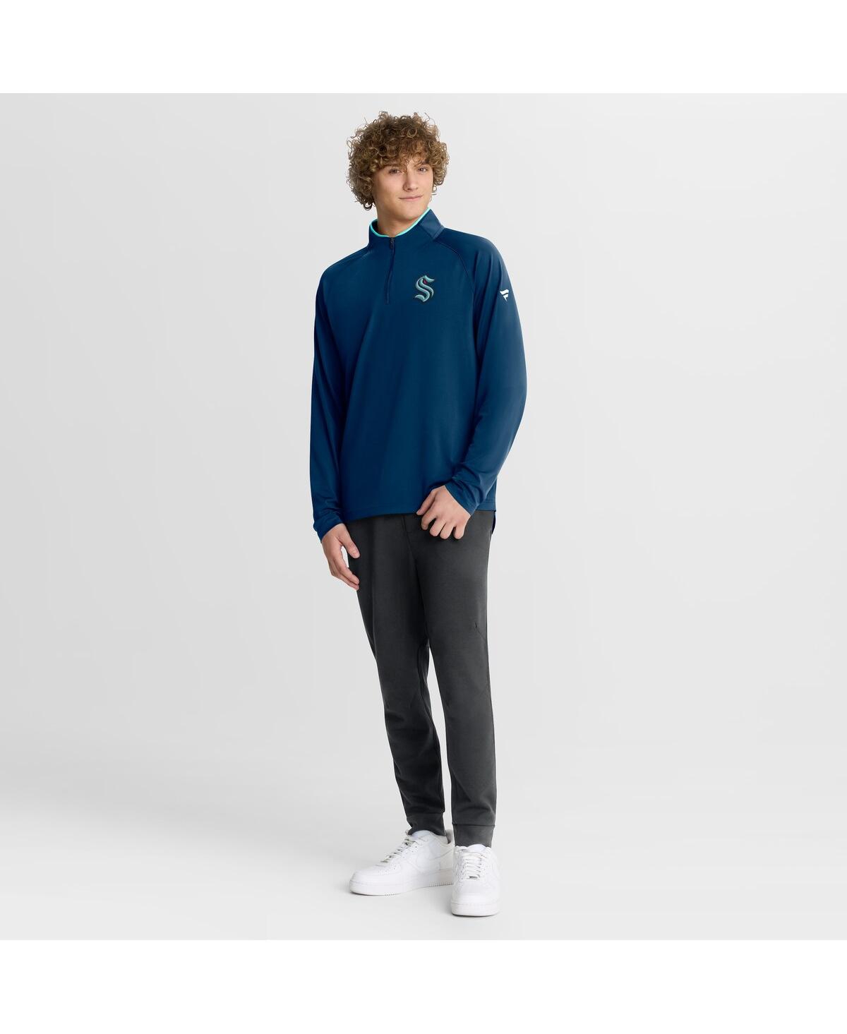 Click here for Fanatics Mens Deep Sea Blue Seattle Kraken Authent... prices